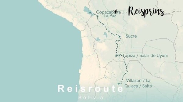 Reisroute (16 dagen): in 2 weken vanuit Peru richting Argentinië door ...